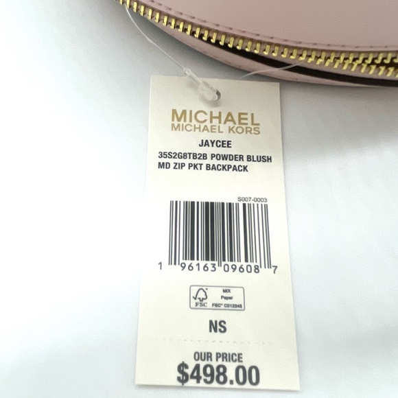 Michael Kors | Bags | Michael Kors Medium Jaycee Zip Packet Backpack ...